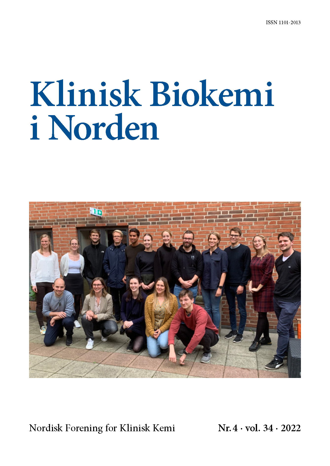 Klinisk Biokemi i Norden - Nr. 4, vol. 34, 2022 - NFKK